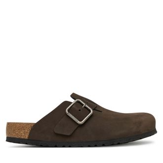 Birkenstock Pantoletten Birkenstock Boston Wire Buckle 1032760 Dunkelbraun