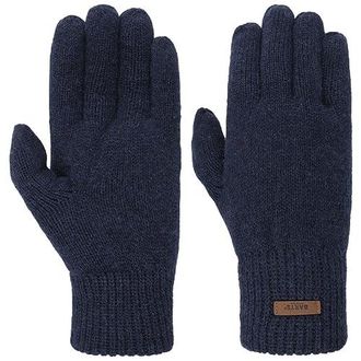 Barts Gants Haakon Lambswool Homme - en tricot avec doigts laine doublure automne-hiver - L/XL bleu fonc&eacute;