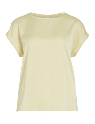 Vila Viellette S/S Satin Top - Noos