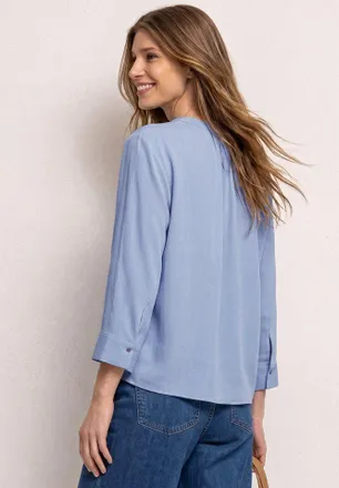 Street One Klassische Bluse mit 3/4 &Auml;rmeln