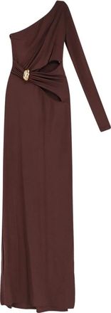 Elisabetta Franchi Femme, Robes, Brun, Taille: 38 FR Elisabetta Franchi Robes Brown