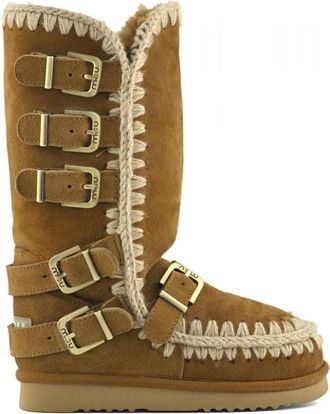Mou Femme, Chaussures, Brun, Taille: 38 EU Eskimo 40 Buckle Straps
