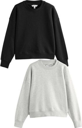 Next Sweater Superweiche Sweatshirts mit Nahtdetails, 2er-Pack (2-tlg)