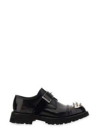 Alexander McQueen Studded Derby Loafer - Gr. 39 (EU) - in Schwarz