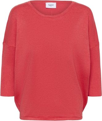 Saint Tropez Femme, Pulls, Rose, Taille: 42 FR Milasz R-neck Cardigan