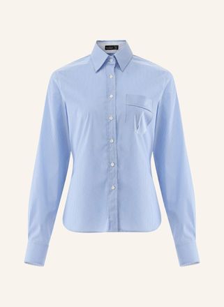 van Laack Van Laack Bluse Modern Fit blau