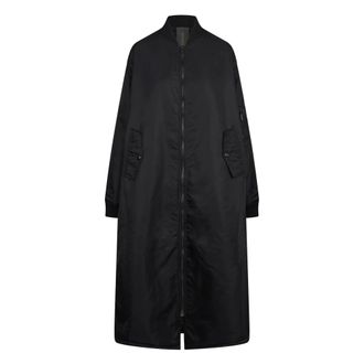 Giorgio Brato Femme, Manteaux, Noir, Taille: 36 FR Bomber Lungo