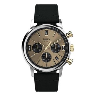 Timex Homme, Accessoires, Jaune, Taille: ONE Size Montre pour homme Marlin Chronographe