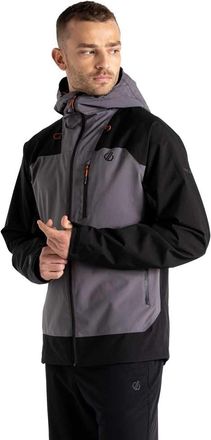 Dare 2B Dare 2b Torrek II Herrenjacke mit durchgehendem Rei&szlig;verschluss, wasserdicht, Blk Boulevrd, XL