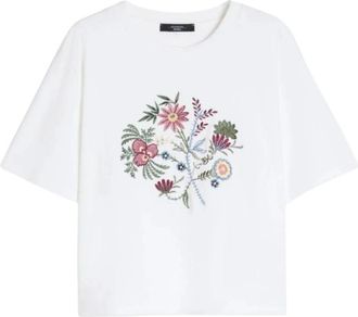 Max Mara Femme, Tops, Blanc, Taille: 42 FR Wkdsabato T-shirt