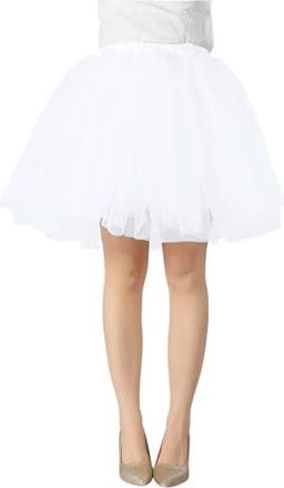 Generic Jupe Plissee Femme, Mini Jupe Femme Sim Fit Tutu Unie pour Idéale pour Les FêTes Et Spectacles La Plage LéCole Ou La Danse Ligne A Basique pour Le Pri