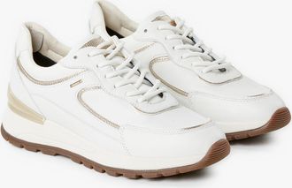 Geox Baskets Desya en cuir m&eacute;lang&eacute;