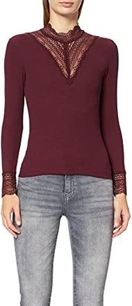 Only Only ONLTILDE 15207788 Haut &agrave; col Haut pour Femme L/S, Port Royale, XS