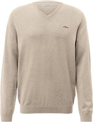 s.Oliver 2134588 Pull en Tricot, 81W0 Marron, XL Homme