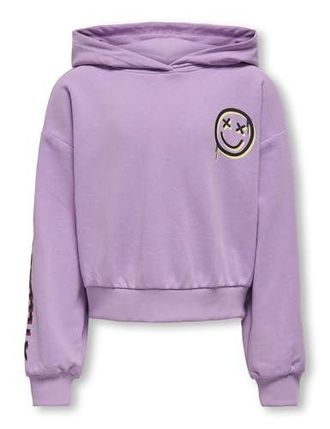 Only Kogsmile Life L/S Hood Ub SWT Noos Maillot de surv&ecirc;tement, Violette Africaine, 122-128 Femme