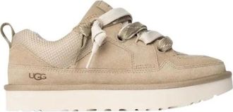 UGG Ugg, Femme, Chaussures, Beige, Taille: 40 EU Baskets &agrave; lacets en daim