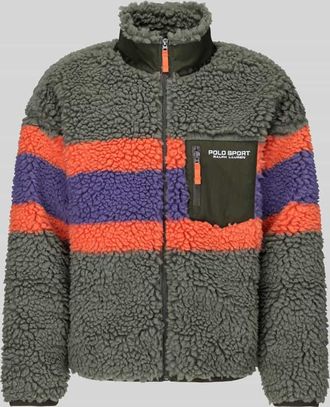 Polo Ralph Lauren Teddyjacke mit kontrastierender Brusttasche