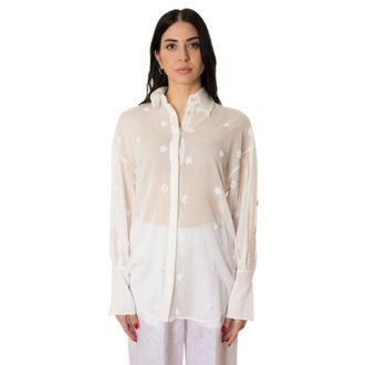 Liviana Conti Camicia Angel - Femme - Blouses et Chemises - Blanc - Taille: 40 FR
