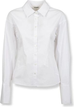 Staud Staud, Femme, Blouses et Chemises, Blanc, Taille: 42 FR Top Aida