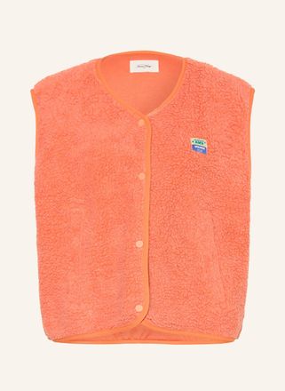 American Vintage American Vintage Teddyfell-Weste orange