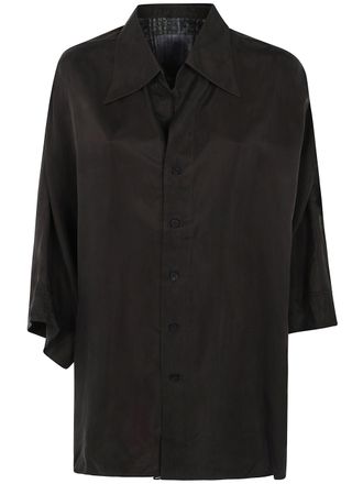 Ziggy Chen Shirt Back Gathered 0W2620702 53 Green