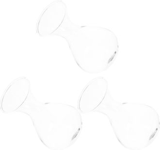 BESPORTBLE 3 St&uuml;ck Transparente Wandvasen aus Glas f&uuml;r Hydroponik Platzsparende H&auml;ngeblument&ouml;pfe mit Modernem Design Geeignet f&uuml;r Zimmerpflanzen und Dekorative W