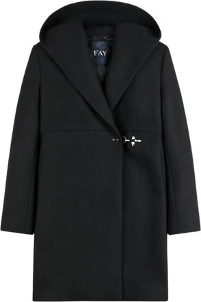 Fay Damen, M&auml;ntel, Schwarzk, SGr&ouml;&szlig;e