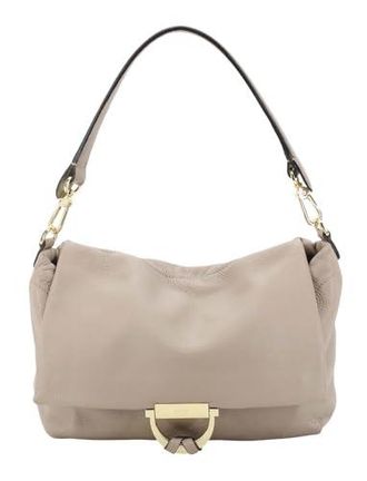 Abro Cuir sac &agrave; &eacute;paule Leather Dalia Shoulder Bag Temi Siena taupe