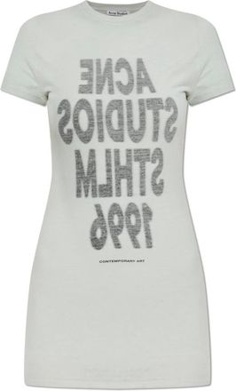 Acne Studios Femme, Tops, Gris, Taille: 38 FR T-shirt en jersey superpos&eacute;