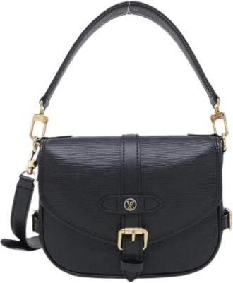 Louis Vuitton Pre-owned Saumur BB Epi Shoulder Bag - Femme - Pre-owned - Noir - Taille: ONE Size