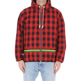 Palm Angels Mens Multicolor Polyester Shell Jacket Clothing