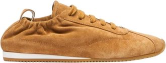 Casadei Femme, Chaussures, Jaune, Taille: 36 EU Rythm Suede Baskets
