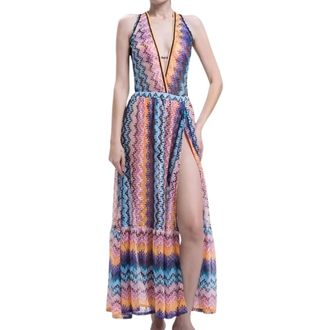 Missoni Femme, Robes, Multicolore, Taille: 40 FR Maxi Dress