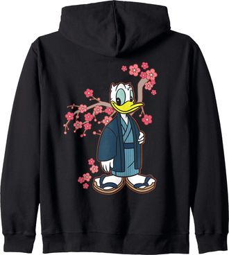 Disney Donald Duck in Kimono Cherry Blossoms Spring Sakura Kapuzenjacke