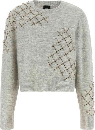 Pinko Pull Col Rond - Gris