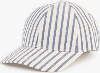 Varsity Casquette ray&eacute;e en coton