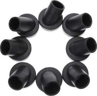 SOLUSTRE 20 St&uuml;ck Gummi M&ouml;belbeinschoner Schr&auml;g mit Flacher Basis rutschfest f&uuml;r St&uuml;hle Tische Hocker Bodenschutz Kratzschutz Holzb&ouml;den Fliesen