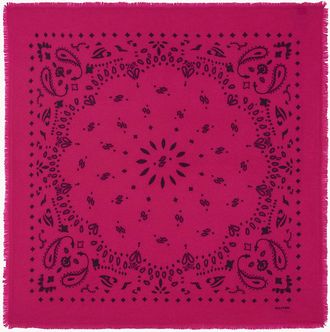 Kujten Grand bandana cachemire imprim&eacute; - Grand Bandana Hachiko