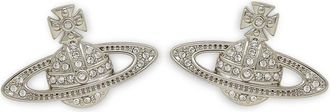 Vivienne Westwood Femme, Accessoires, Gris, Taille: ONE Size Mini Bas Relief Earrings