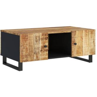 vidaXL Couchtisch 100x54x40 cm Massivholz Mango & Holzwerkstoff vidaXL