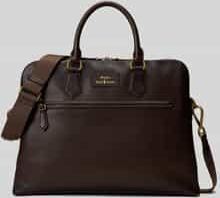 Polo Ralph Lauren Laptoptasche aus Rindsleder mit Laptopfach