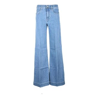 Jacob Cohen High Waist Wide Jeans - - Jeans - Damen - Blau - W26