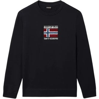 Napapijri Crewneck Sweatshirt - - Sweatshirts & Hoodies - Herren - Blau - 2XL