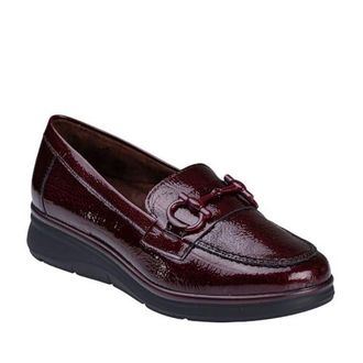 Pitillos Pitillos 10701 Mocassin en cuir avec ornement pour femme, Bordeaux, 37 EU