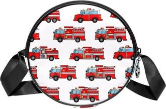 Generic Petit sac &agrave; bandouli&egrave;re circulaire pour femme, petit sac &agrave; bandouli&egrave;re avec fermeture &eacute;clair et bretelles r&eacute;glables style d&eacute;contract&eacute; pour femmes et f