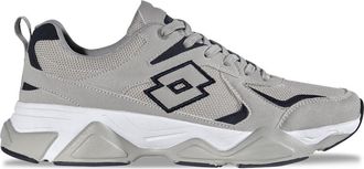 Lotto WANY Unisex Sneaker, LT.Grey/Navy, 44 EU