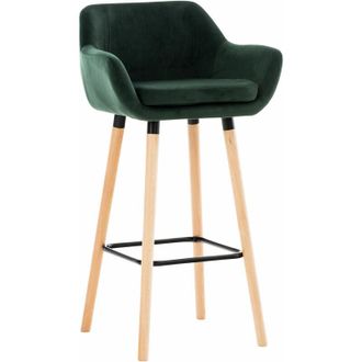Clp Tabouret de bar Grant velours Vert