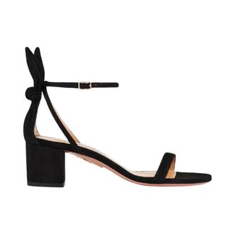 Aquazzura Bow Tie Sandal 50 - - Shoes - Damen - Schwarzk - 40 EU