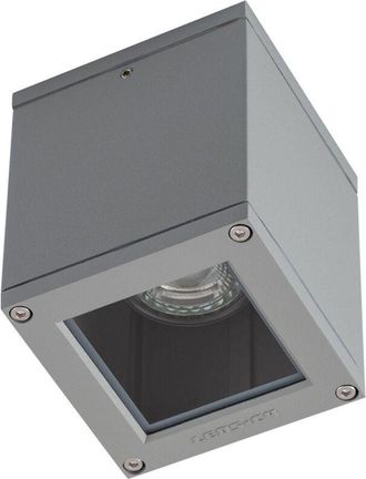 Leds - C4 Afrodita - Plafonnier ext&eacute;rieur &agrave; 1 lumi&egrave;re, gris clair IP54, GU10 - Leds-c4