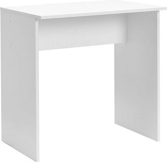 PEGANE Pegane - Meuble du bureau, table de bureau en bois coloris blanc - longueur 72 x profondeur 52 cm